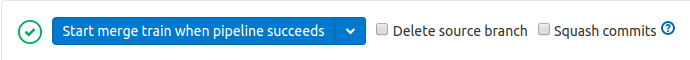 Merge trains · Pipelines · Ci · Help · GitLab